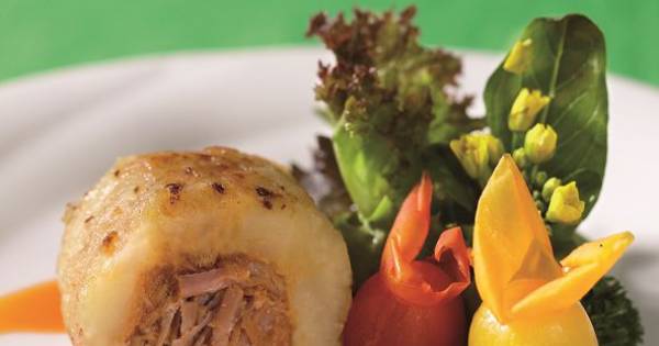 Recipe | Canned Meat | Spiced Pork Cubes Croquette with Mixed Salad